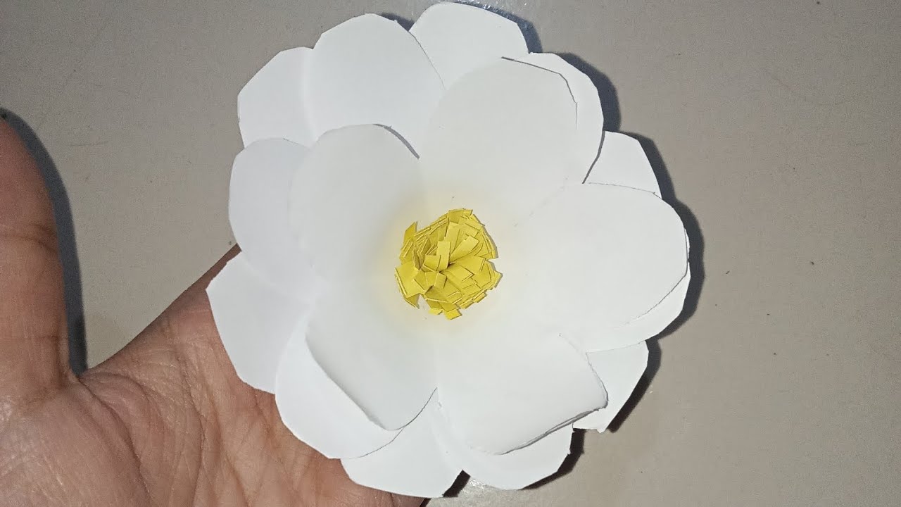 How to make a Water Lily with paper | Water Lily Paper DIY | - YouTube