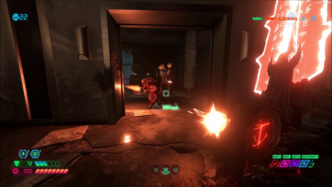 Unscripted infighting in Doom Eternal - YouTube