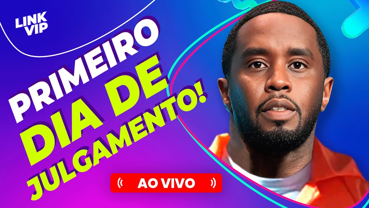 🟣 AO VIVO: JULGAMENTO DO P. DIDDY + ENTREVISTA COM BELLE RESTUM | LINK ...