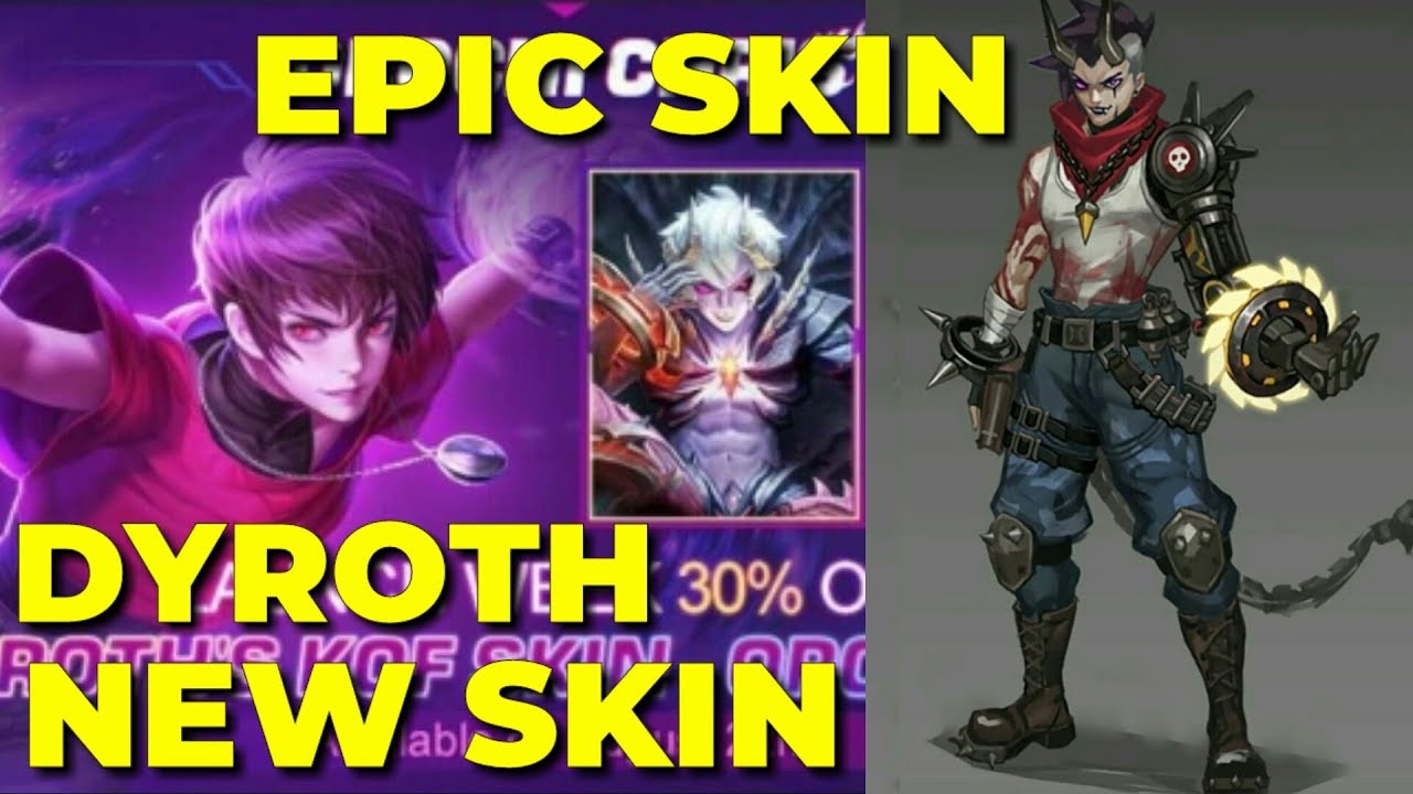 DYROTH NEW EPIC SKIN Mobile Legends Update - YouTube