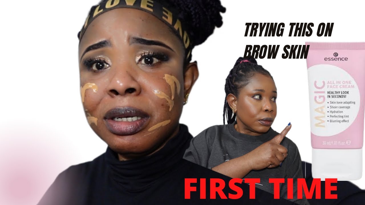 #essence Magic cream on Black Skin #firsttimereaction # ...