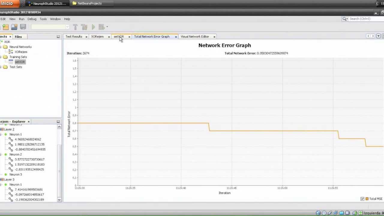 Neuroph Studio tutorial XOR - YouTube