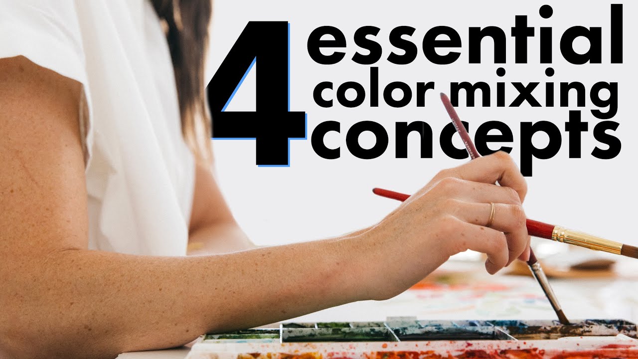 The essentials to PERFECT COLOR MIXING technique for watercolor ...