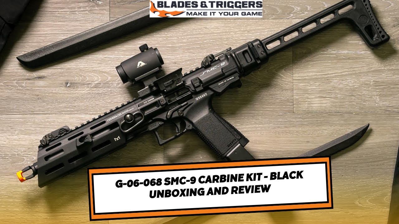 G-06-068 SMC-9 Carbine kit - Black Unboxing and Review - YouTube