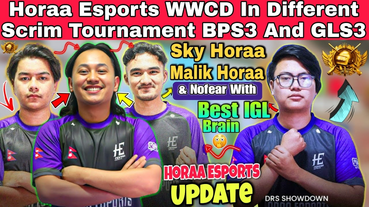 Horaa Esports WWCD In 2 Different Tournament😱| Horaa Esports Domination ...