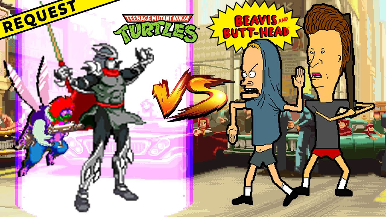 SHREDDER & BAXTER STOCKMAN (THE FLY) vs BEAVIS AND BUTT-HEAD - HARDEST ...