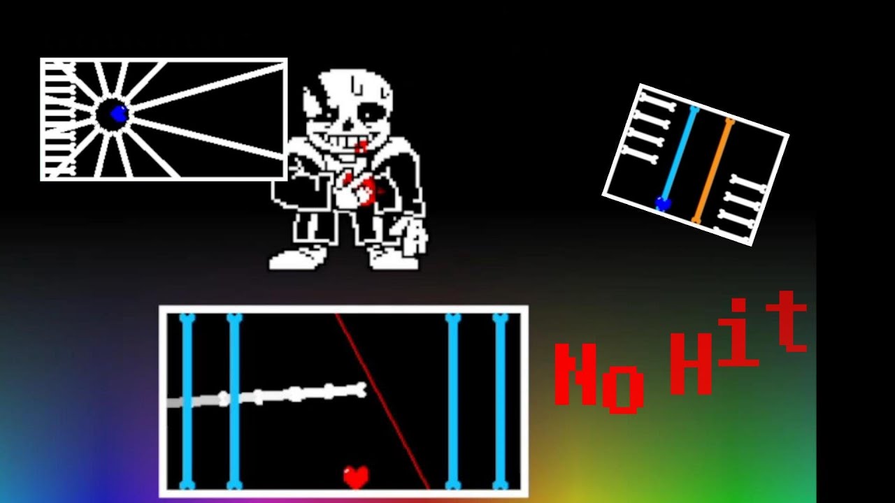 【NO HIT】UnderTale Last Breath Sans Fight Phase 4 by QC Completed ...