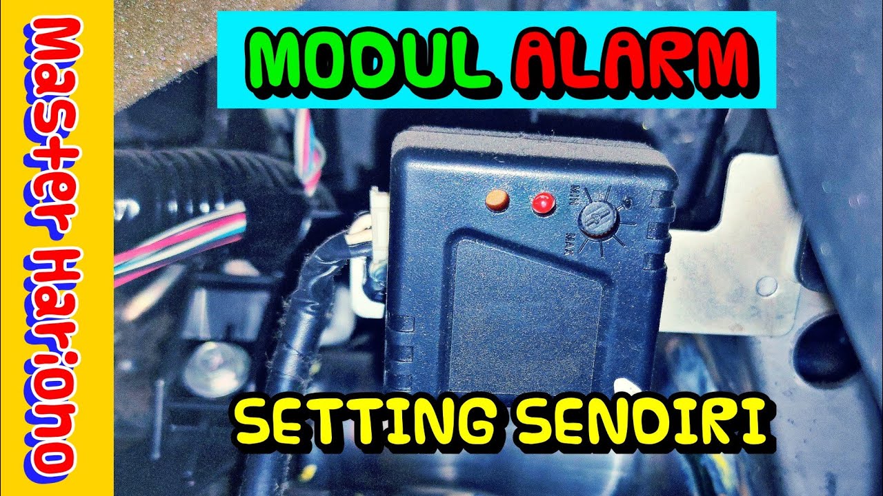 🔴 Cara Setting Sensitif Alarm - Modul Alarm Mobil Toyota Yaris - Vios ...