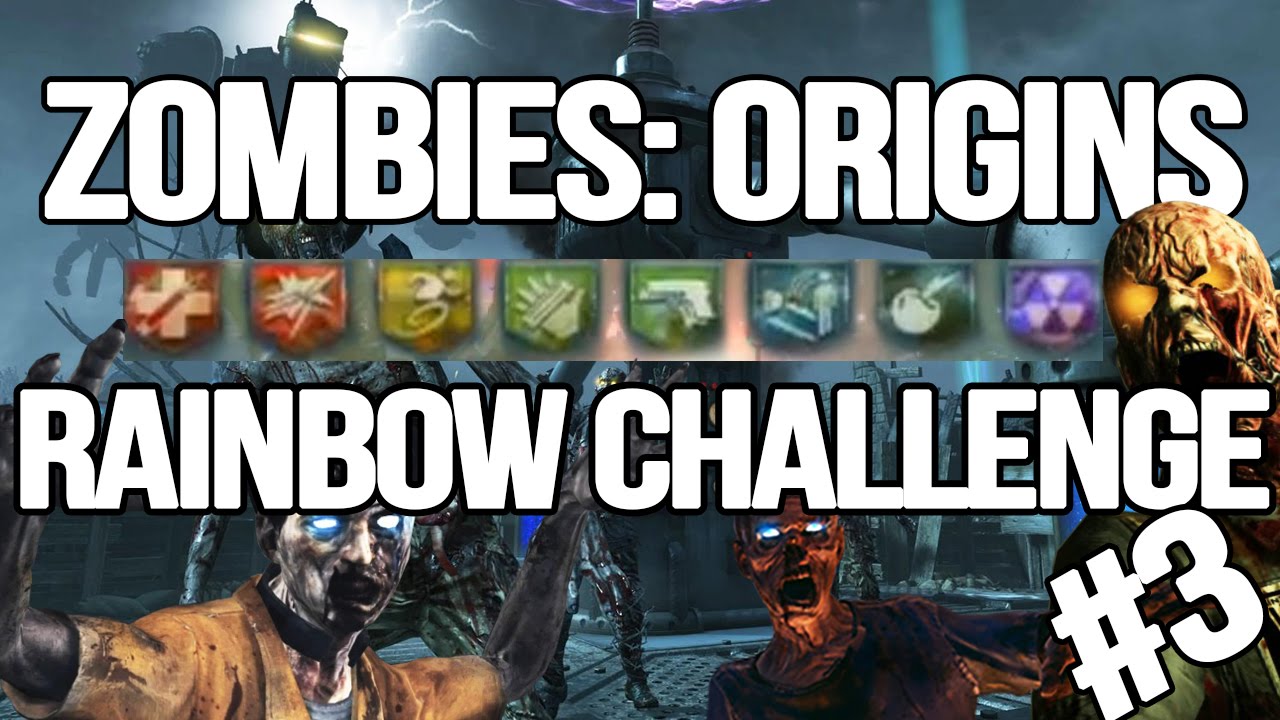 Call of Duty BLACK OPS 2 ZOMBIES - Origins Rainbow Perks Challenge ...