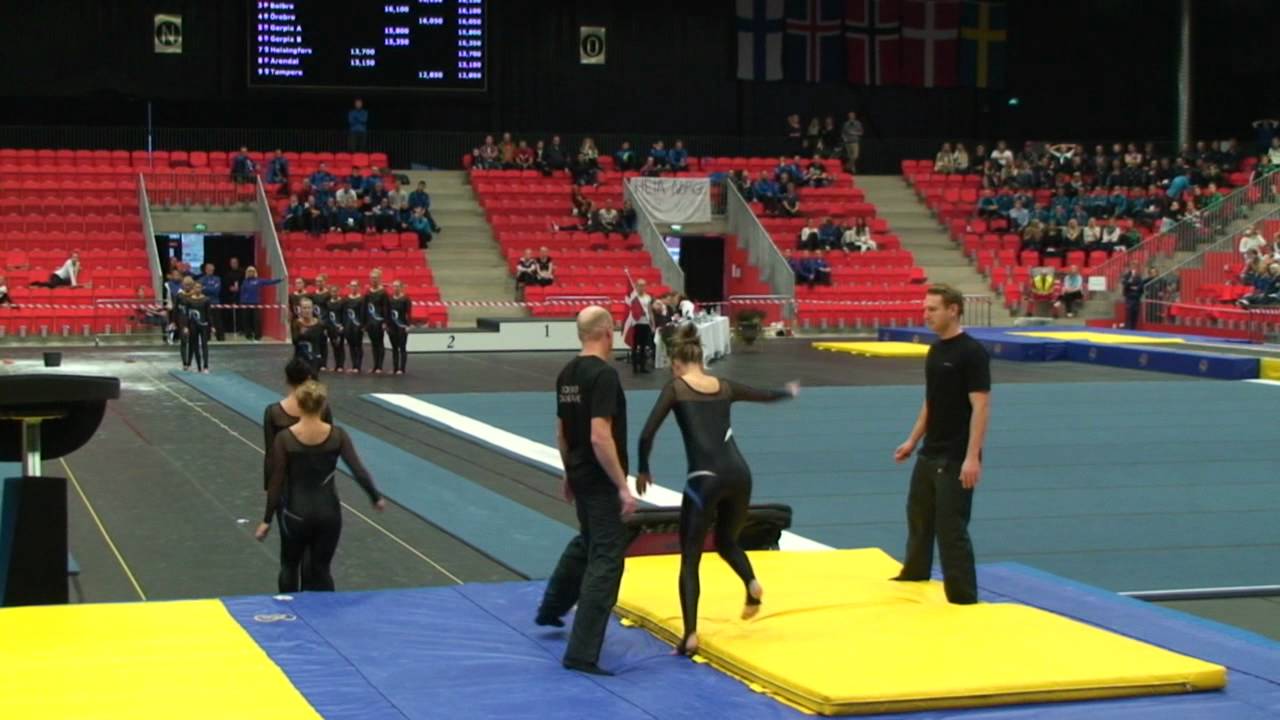 Nordic TeamGym Championship 2011 - Bolbro, Trampette - YouTube