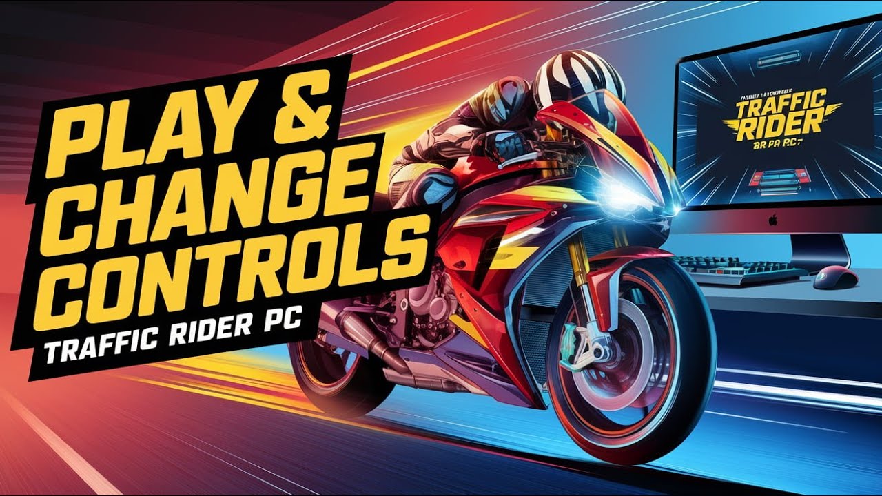 How to Play and Change Controls in Traffic Rider For PC - YouTube