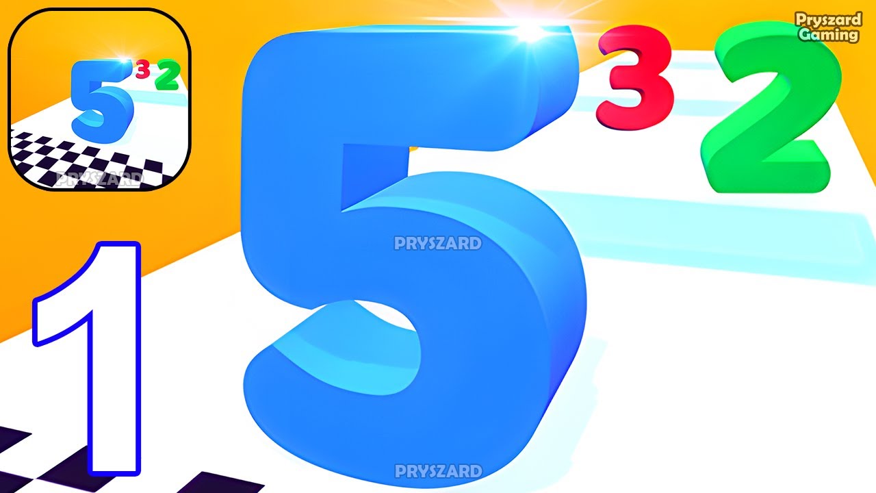 Number Master: Run Number Game - Gameplay Part 1 Merge Numbers Run (iOS ...