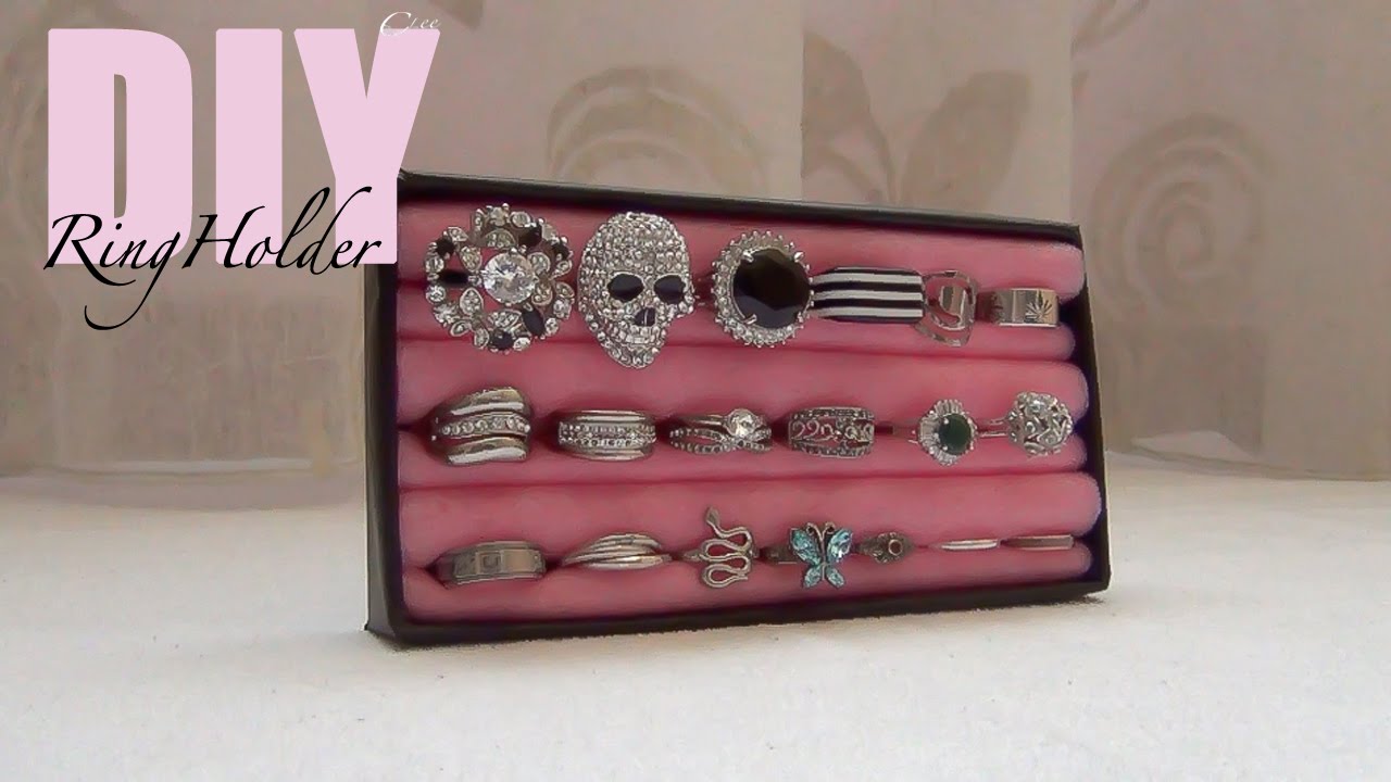 DIY Ring Holder (with Soft Twist Rollers) | Clee Style - YouTube