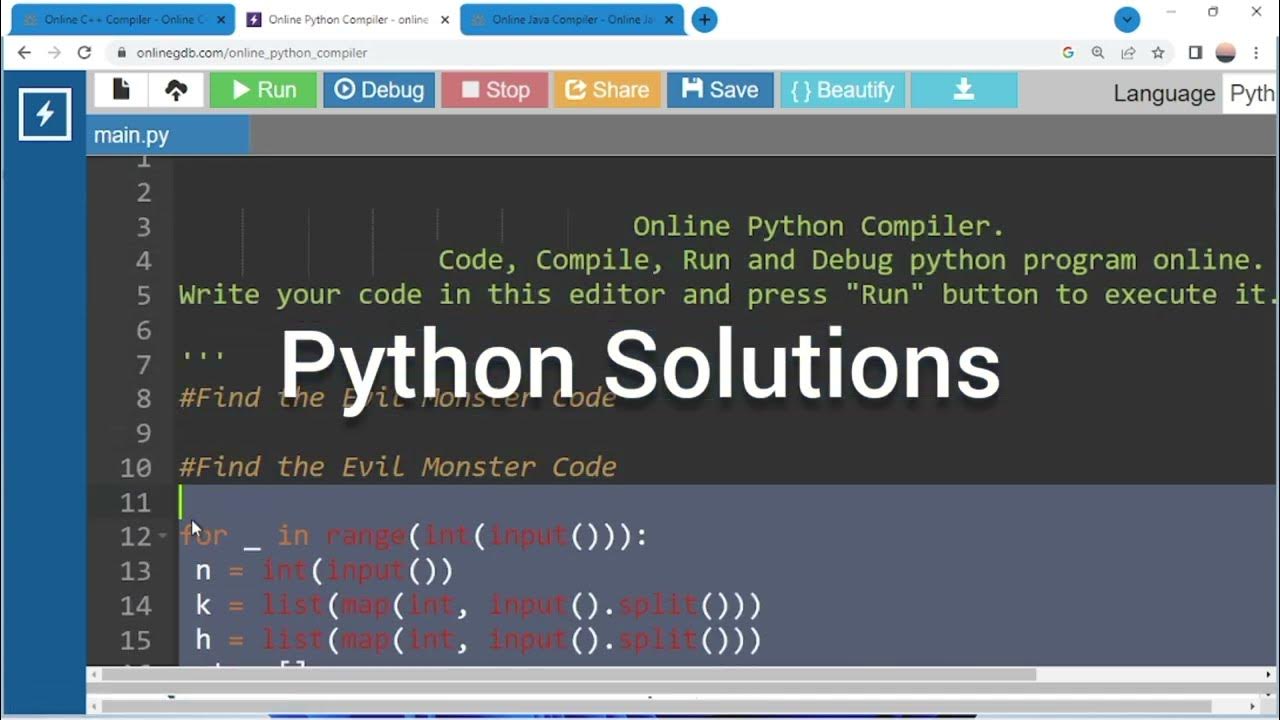 TRILOGY INNOVATIONS EXAM ANSWERS | CODING SOLUTIONS | Find themonster | Three Subarrays - YouTube