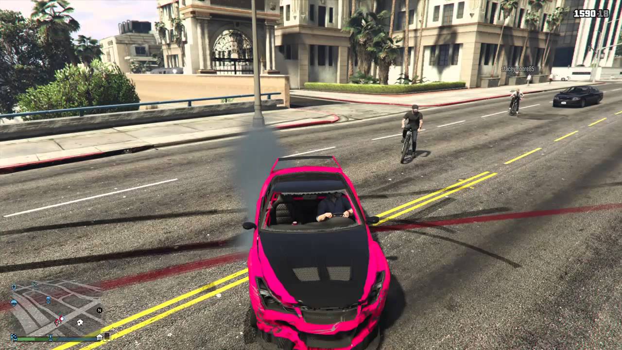 GTA V bmx fun and first time at fun fair !! - YouTube