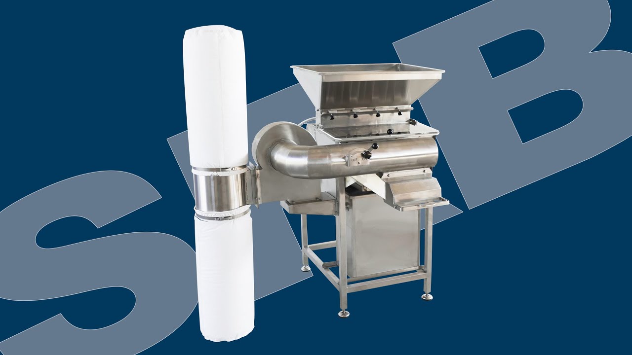 BIONOT - SRB BIG - Peanuts Blanching Machine - YouTube