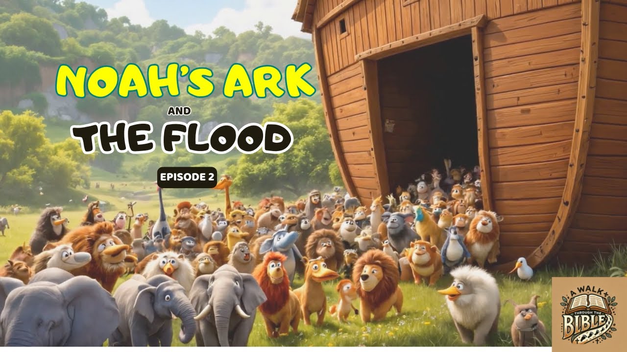 Noah’s Ark & The Great Flood | Bible Stories for Kids & Sunday School ...