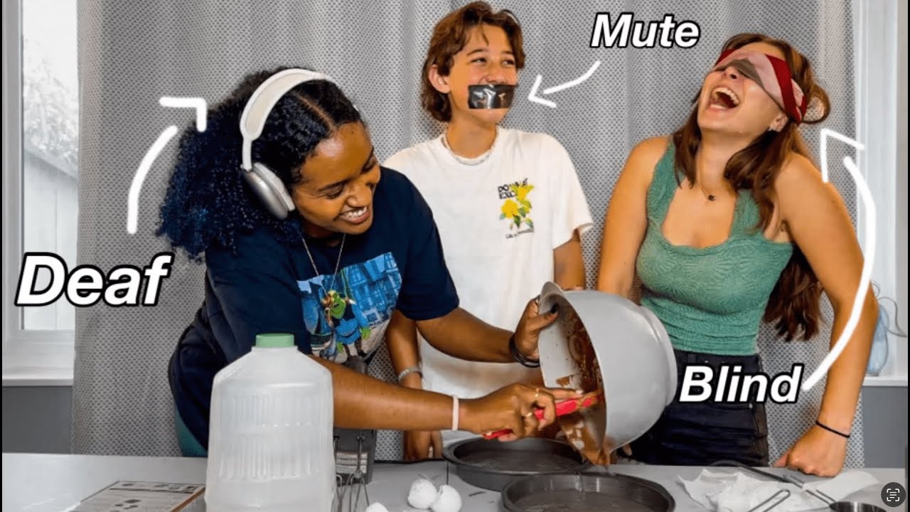 Blind Deaf Mute Challenge - YouTube