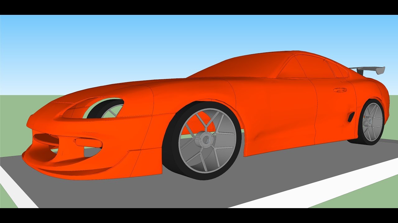 Supra 360 body for 1:10 scale //3d printing - YouTube