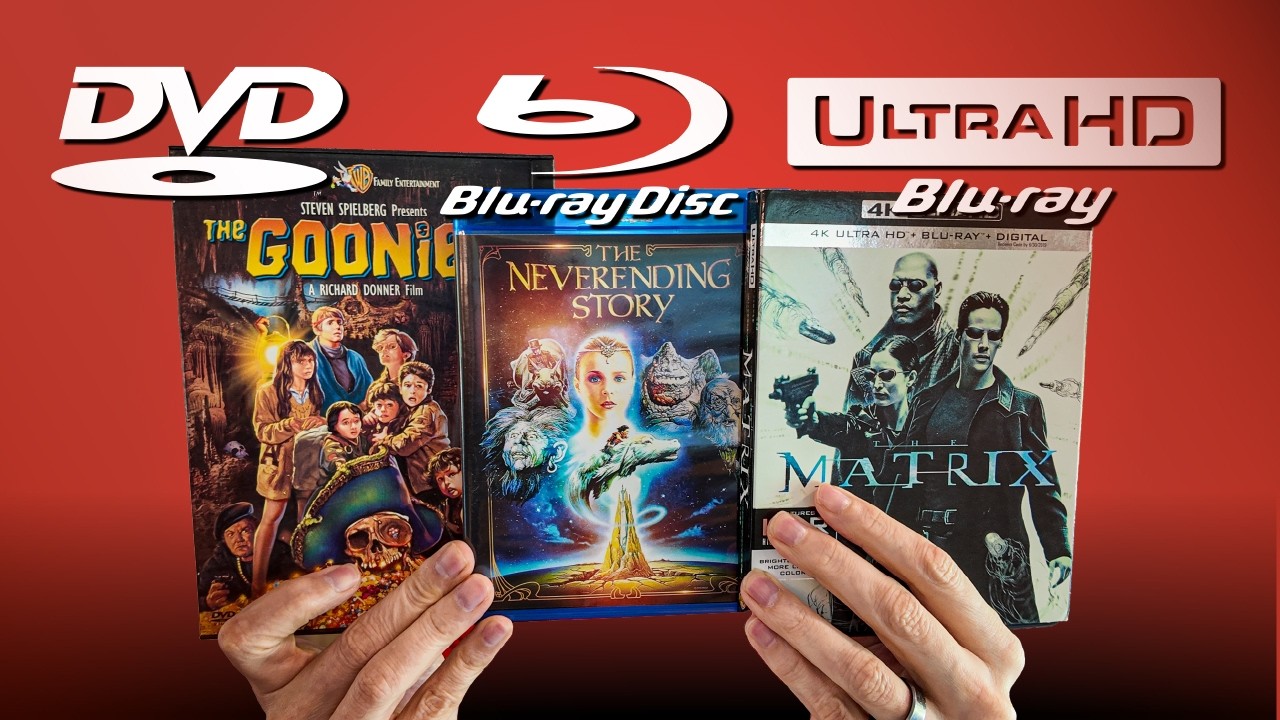 WHAT'S THE DIFFERENCE? | DVD, Blu-ray, 4K Blu-ray Discs Explained ...