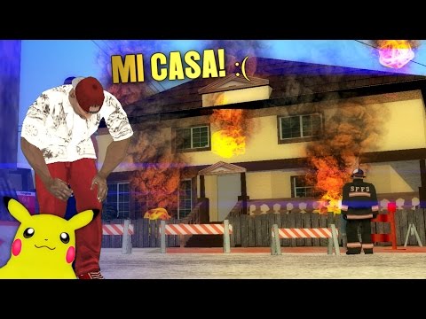 CJ PIERDE SU CASA! | Gta San Andreas (loquendo)