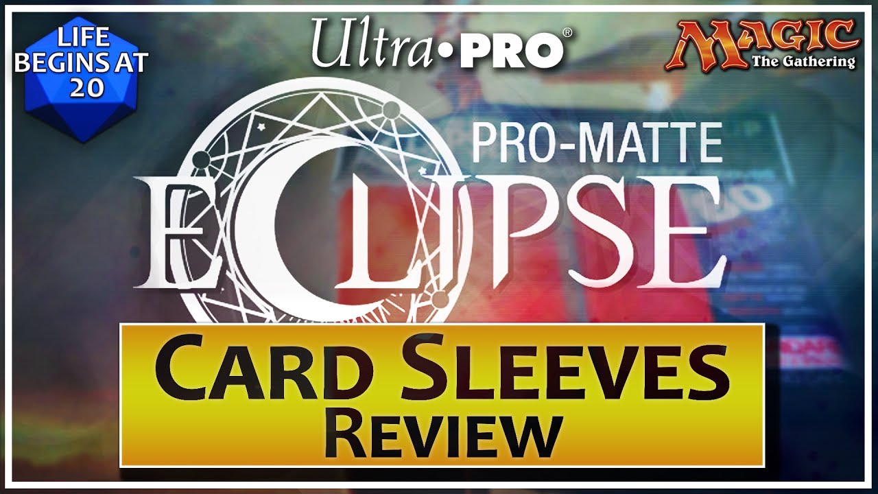 Ultra Pro Eclipse Sleeves Review: Do They Deliver? (Magic: the ...