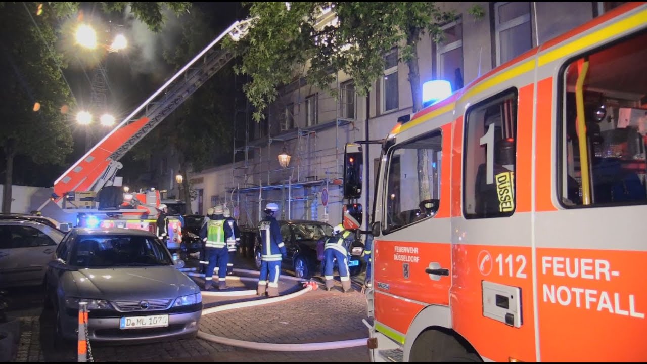 [GEBÄUDEBRAND MIT MENSCHENRETTUNG] ~ 11 Personen gerettet | Vollbrand 3 ...