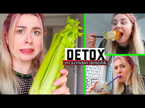 İLK KEZ KEREVİZ SUYU İÇİYORUM ! Detox Günü Denemesi | KARANTİNA VLOG 2021
