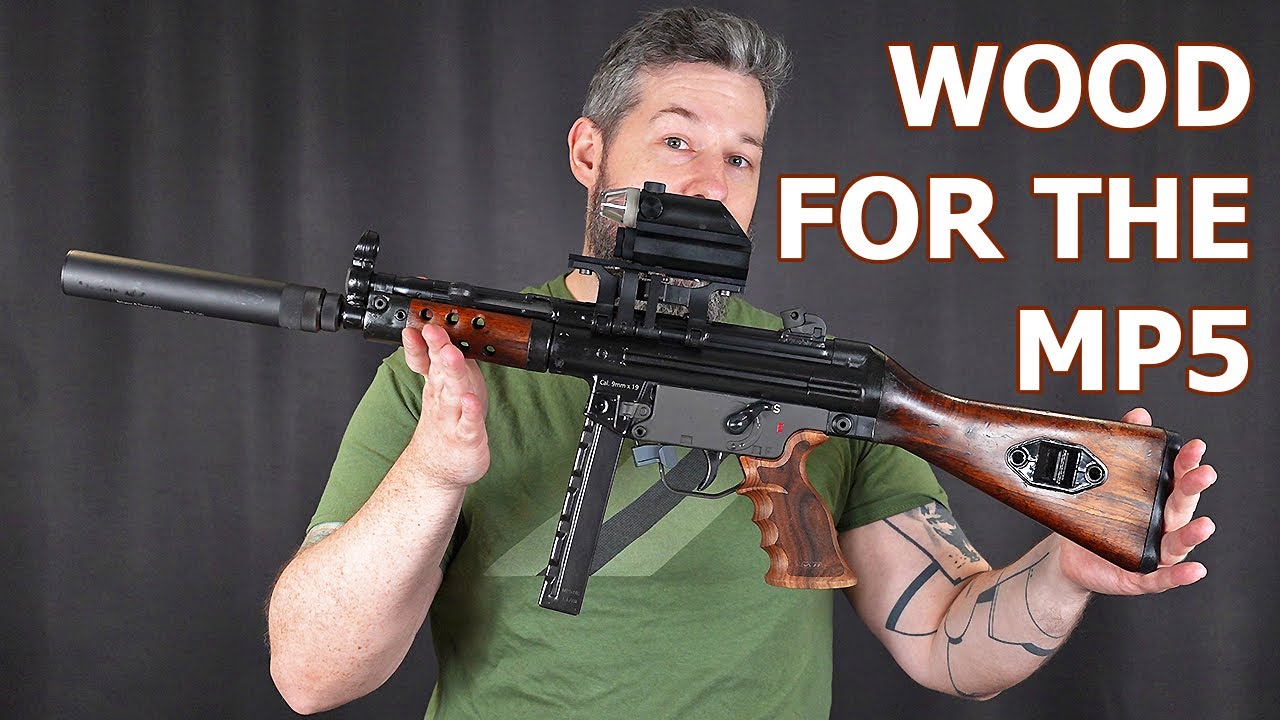 How I made Wood Parts for my MP5 - YouTube