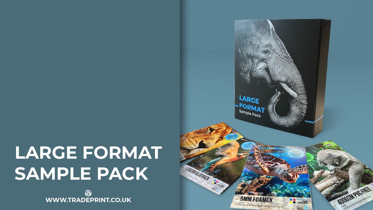 LARGE FORMAT SAMPLE PACK - YouTube