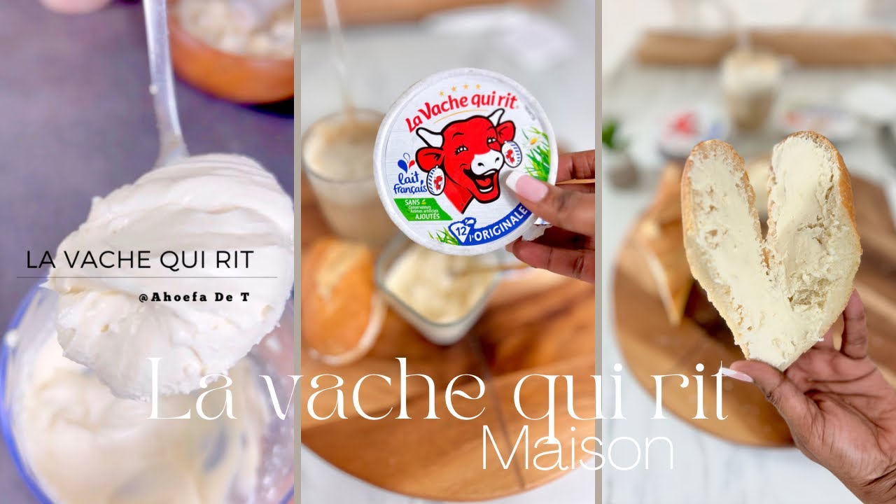 LA VACHE QUI RIT MAISON // RECETTE // FROMAGE FRANÇAIS // RECETTE - YouTube