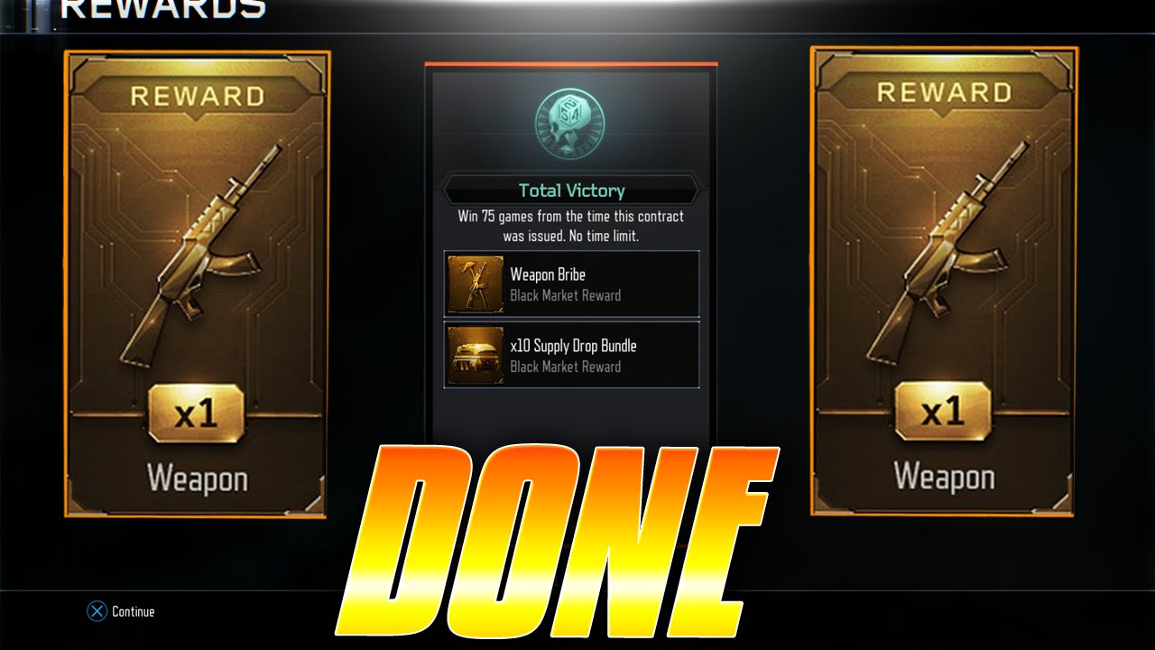 I FINISHED THE "75 WINS CONTRACT" in BLACK OPS 3! - WHAT HAPPENS AFTER ...