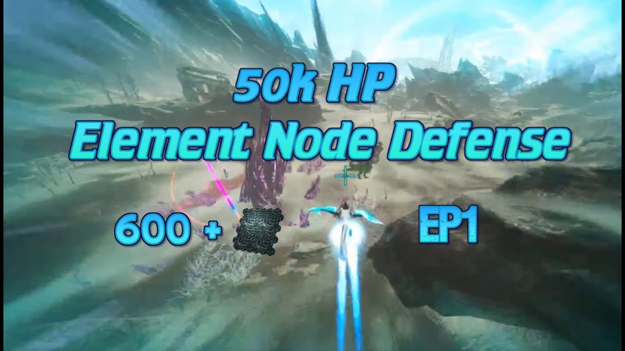 ARK: Extinction - ვიწყებთ ახლიდან(Build Base)(Element Node Defense ...
