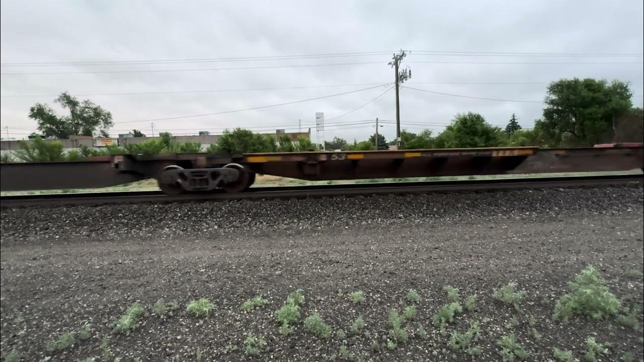 BNSF #3845 Lead’s The B-LPKDOC1-17A Through Crews, CO With H2 D9 Unit 6/19/2024. - YouTube