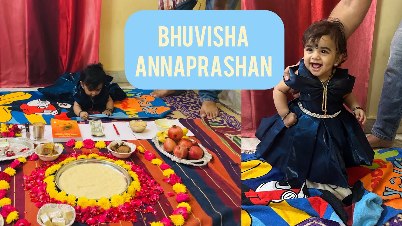 Annaprashan Ceremony of my little niece | Bhuvisha - YouTube