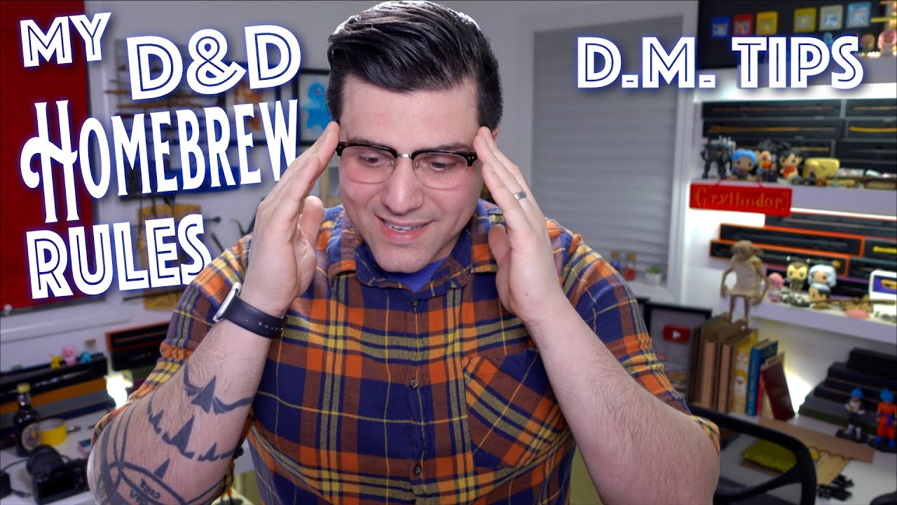 DM Tips My D&D Homebrew Rules - YouTube