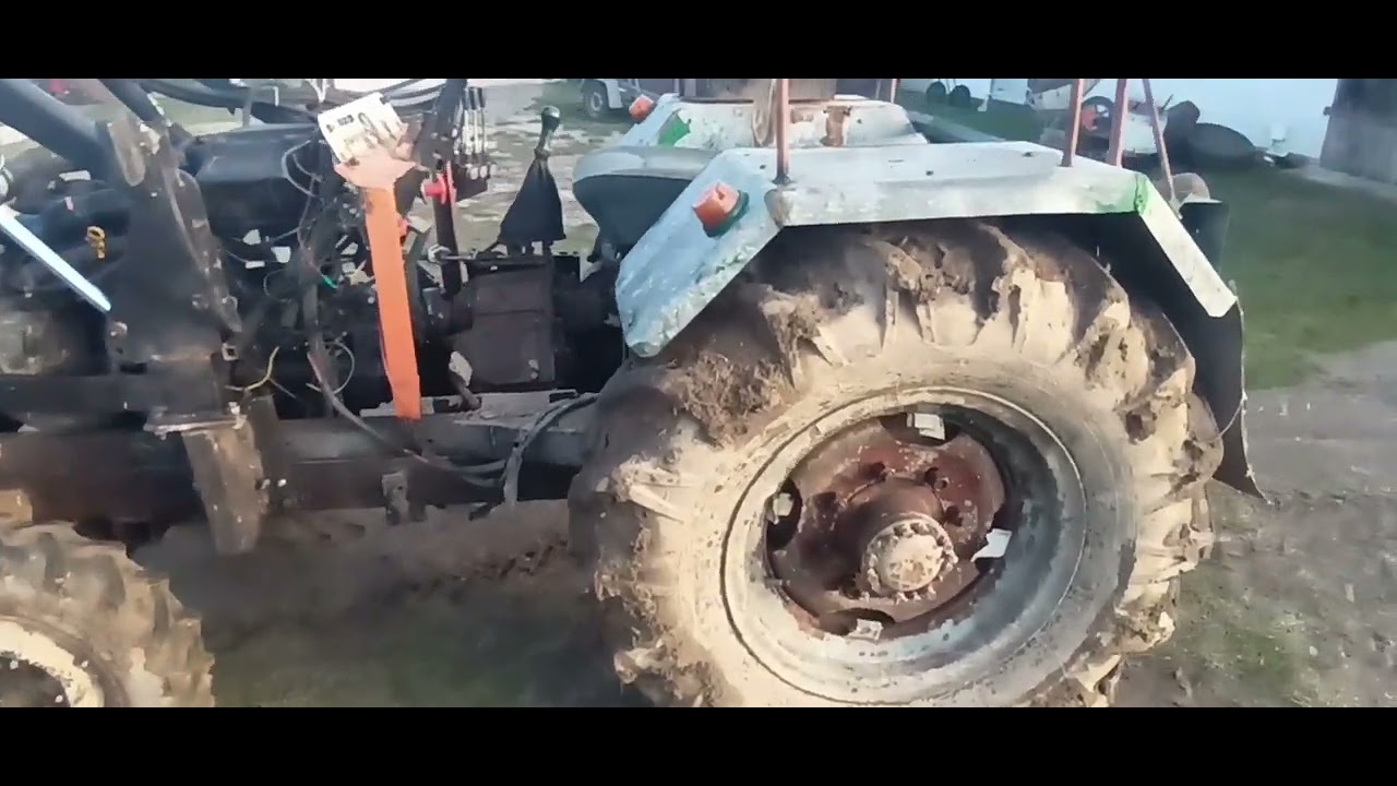 ciągnik sam samorobka es esiok papaj 4x4 tur łyżka 3w1 4w1 homemade ...