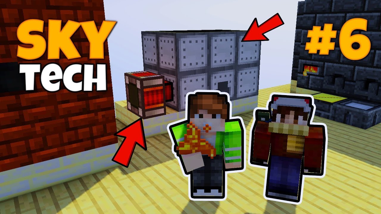PentaCraft - SkyTech #6 | Первые механизмы! СкайБлок с Модами! Выживание на сервере в Майнкрафт ...
