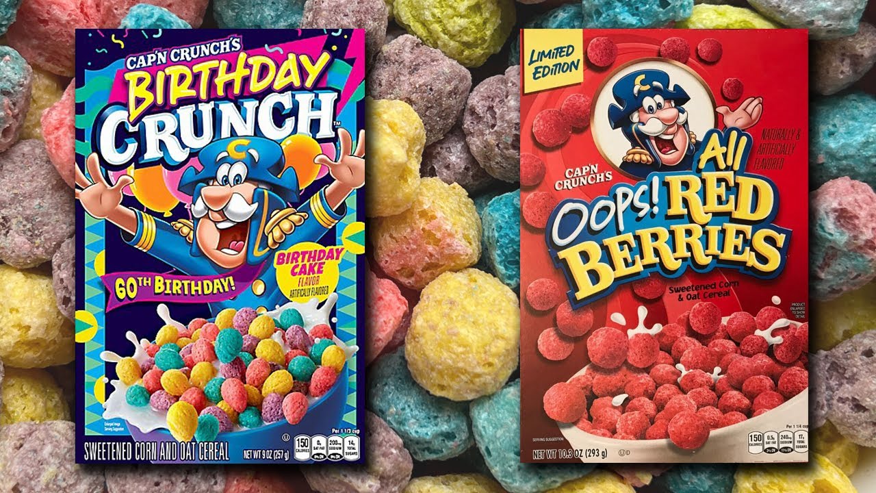 Birthday Crunch & Oops All Red Berries (2023) - YouTube