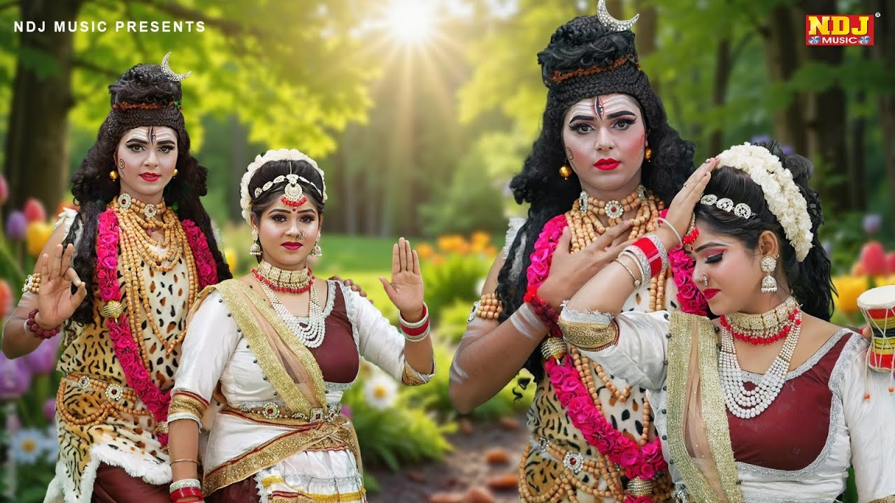 1 घंटा लगातार शिव गौरा की नोकझोंक झांकियां | Nonstop Shiv Gaura Jhanki ...