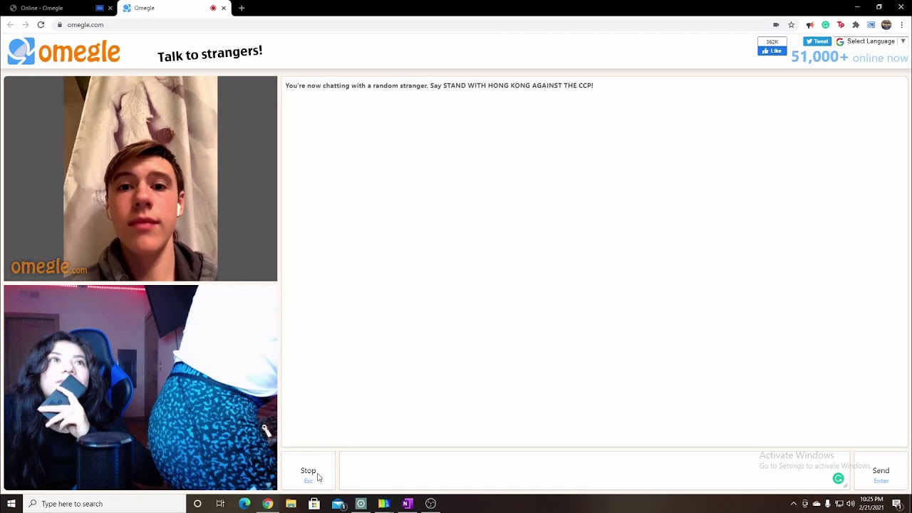 Omegle Prank (ZADDY CHILL)!!! - YouTube