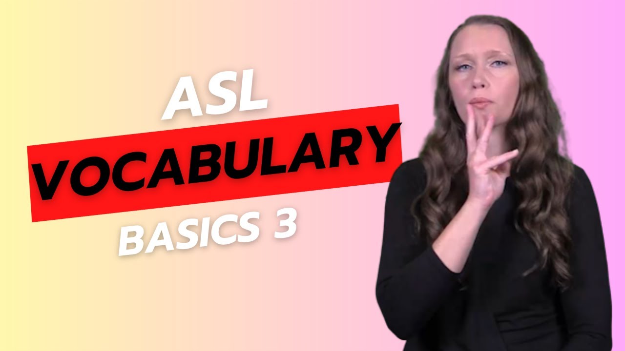 ASL Basics 3: Deaf, Hearing, and Hard of Hearing + Everyday Places ...