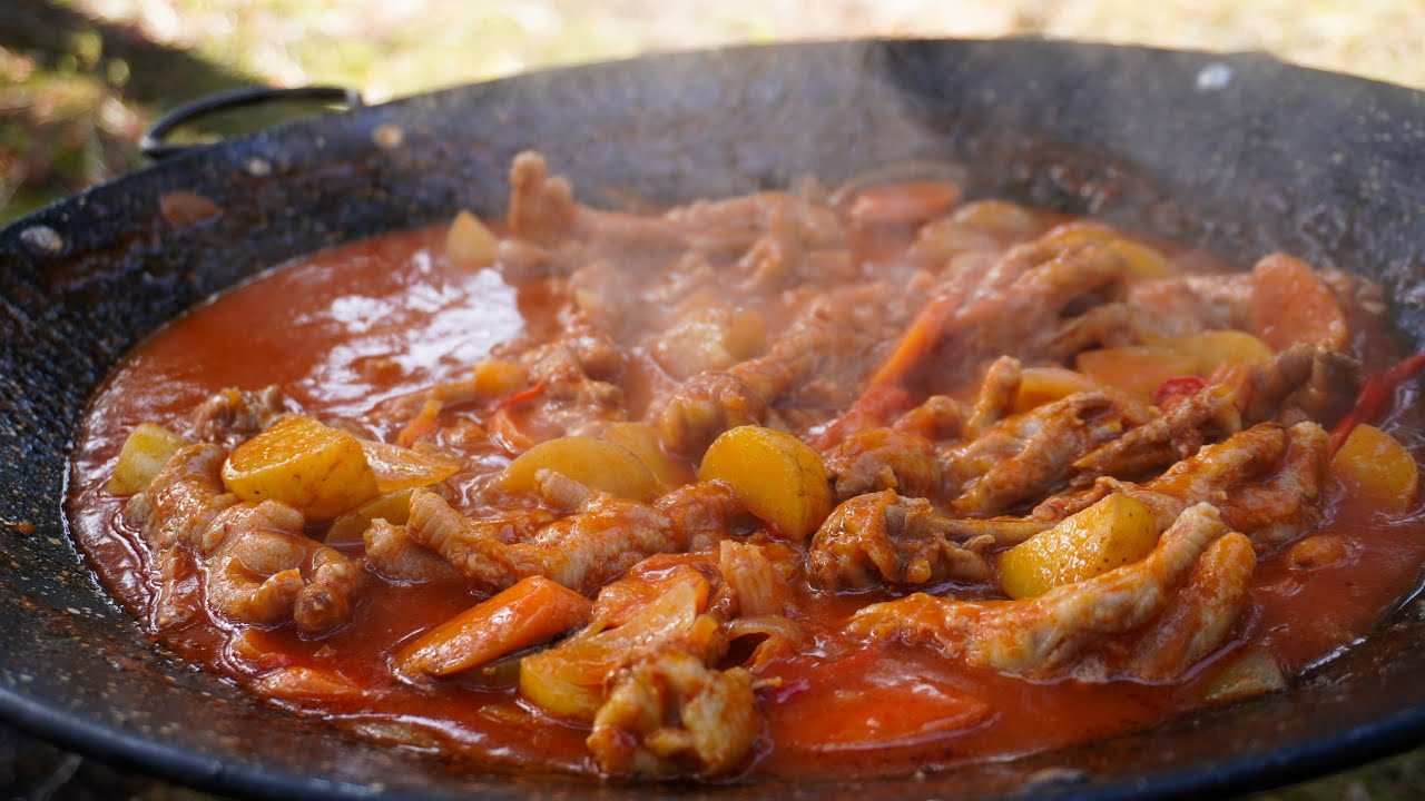 Chicken feet stew | The most delicious recipe for chicken feet ...