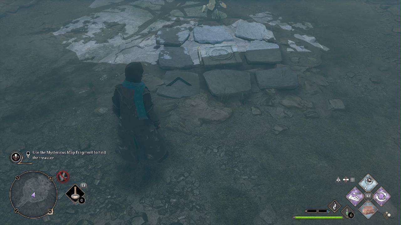 Hogwarts Legacy mysterious map fragment treasure puzzle - YouTube