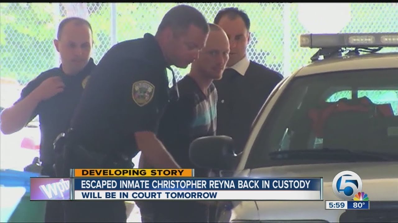 Escaped inmate Christopher Reyna back in custody - YouTube