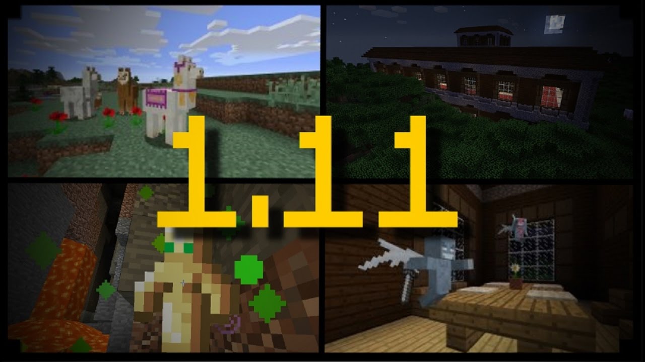Minecraft 1.11 : Lama, maison hantée, nouveaux mobs ! - YouTube