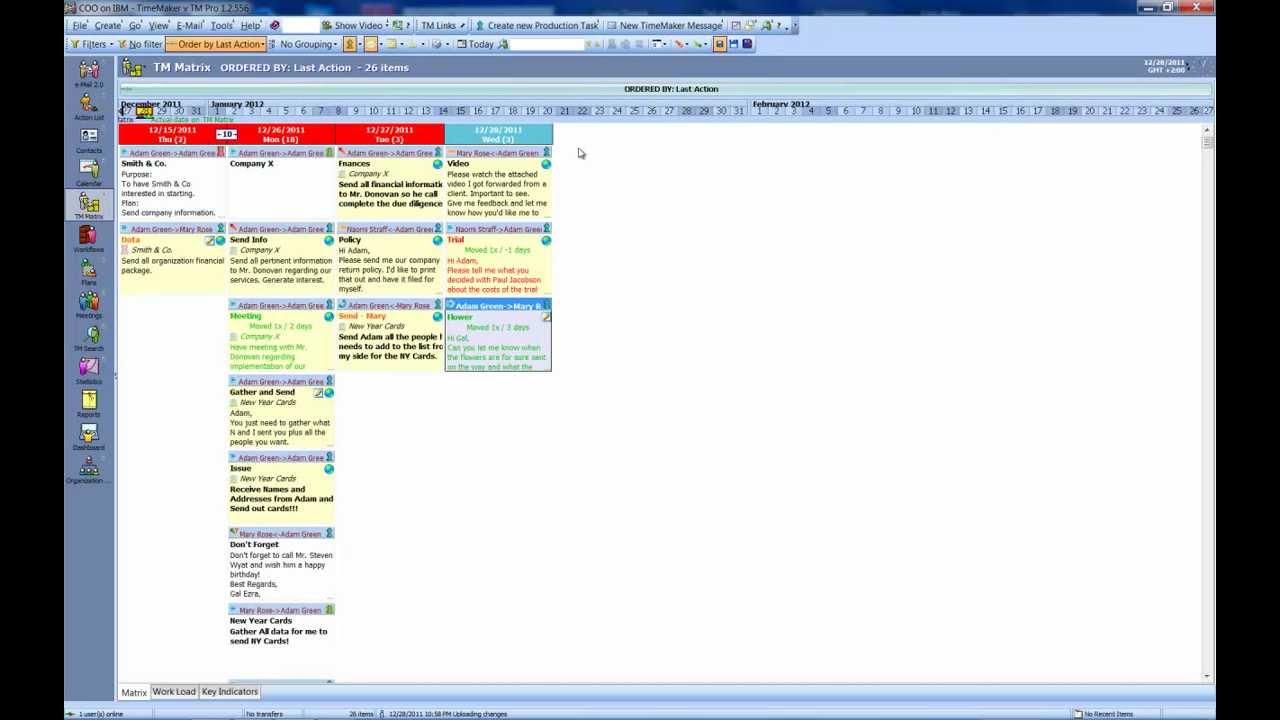 TimeMaker Matrix Lesson 6 - Order By - YouTube