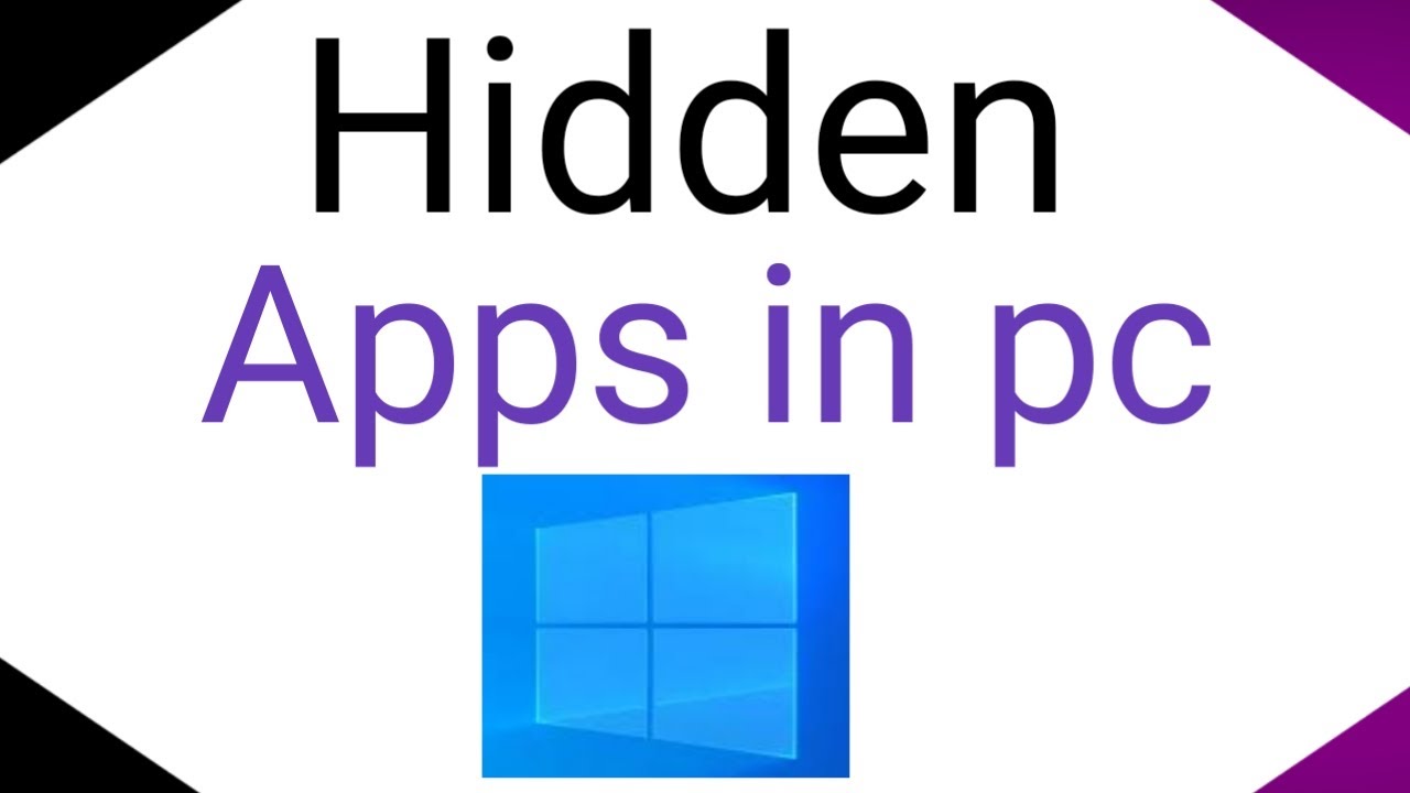7 Best Hidden Apps on Window 10 PC - YouTube