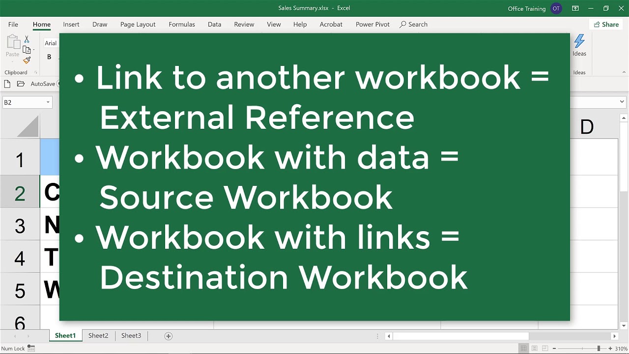 Microsoft Excel Tips and Techniques for Linking Workbook Data | BC ...