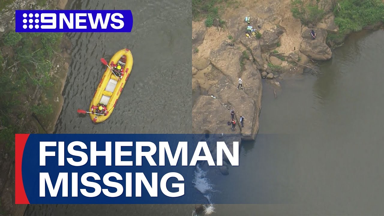 Search continues for fisherman missing in Sydney river | 9 News ...